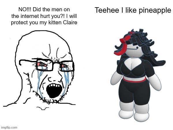 rager lore. man get's so protective over someone else's oc smh - Imgflip