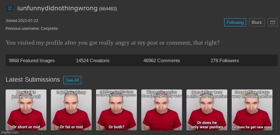 I think bro really want jeffery - Imgflip