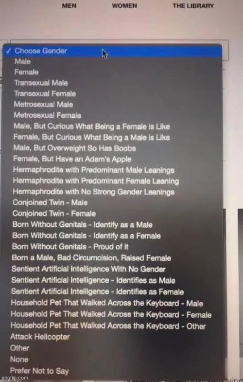 Choose your gender - Imgflip