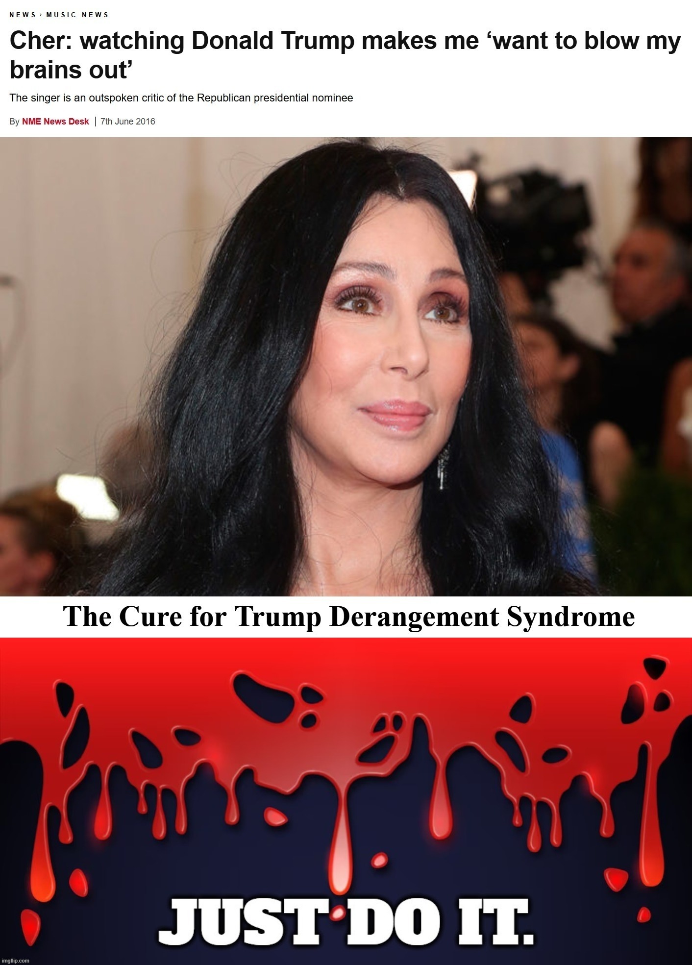 The Race For the Cure Has Ended. Just Do It. - Imgflip