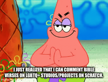 Evil Patrick - Imgflip