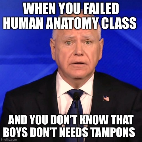 Tim Walz Debate 2024 - Imgflip