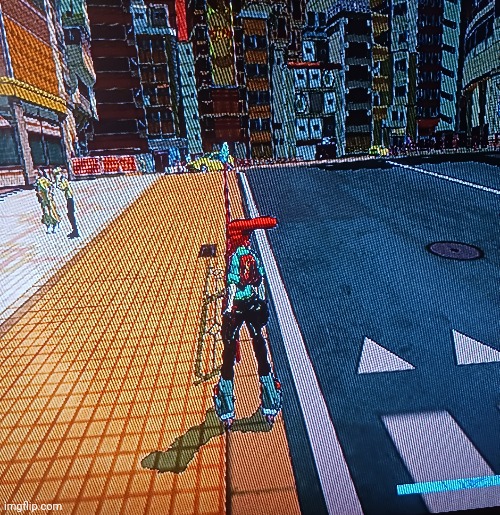 My tv screen glitched and now it has the ps1 jitter and it's pixelated ...