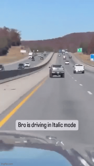driving but /slanted/ - Imgflip