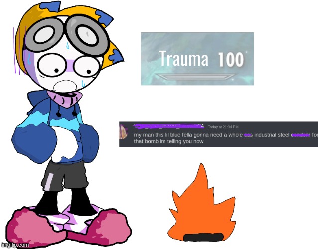 Please remind me to never show my ocs anywhere else but here. - Imgflip