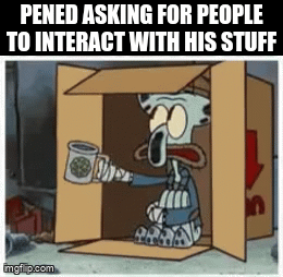 Squidward beggar - Imgflip
