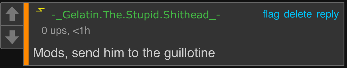 Mods, send him to the guillotine Memes - Imgflip