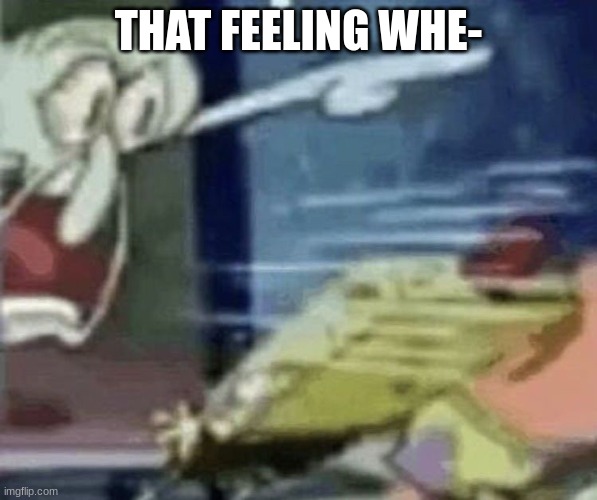 squidward screaming in low quality - Imgflip