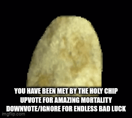 the holy chip - Imgflip