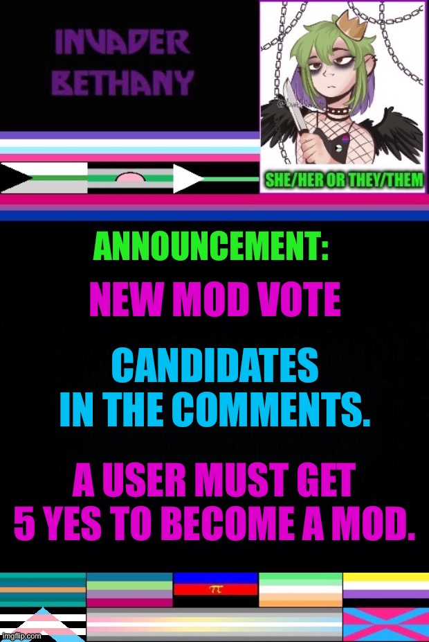 Nov 2024: Voting for a new mod - Imgflip