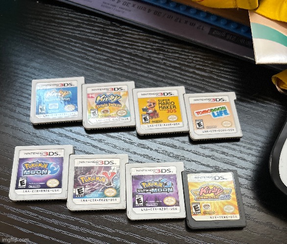 Rate my 3DS games (I don't have digital games bc i got it post-eshop ...