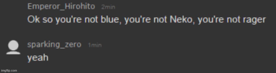 The sparking_zero mystery continues - Imgflip