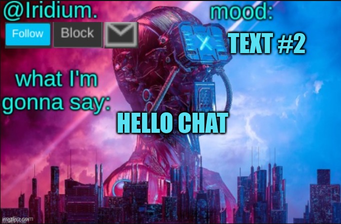 Iridium announcement temp V2 (V1 made by JPSpinosaurus) - Imgflip