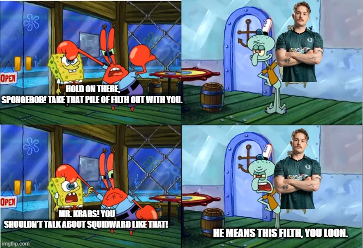 Squidward trash - Imgflip