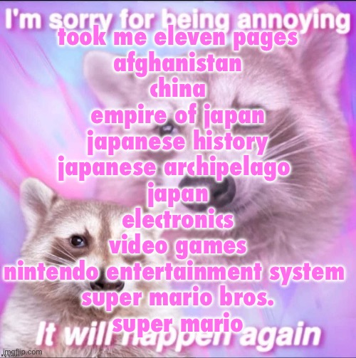 sorry for being annoying - Imgflip