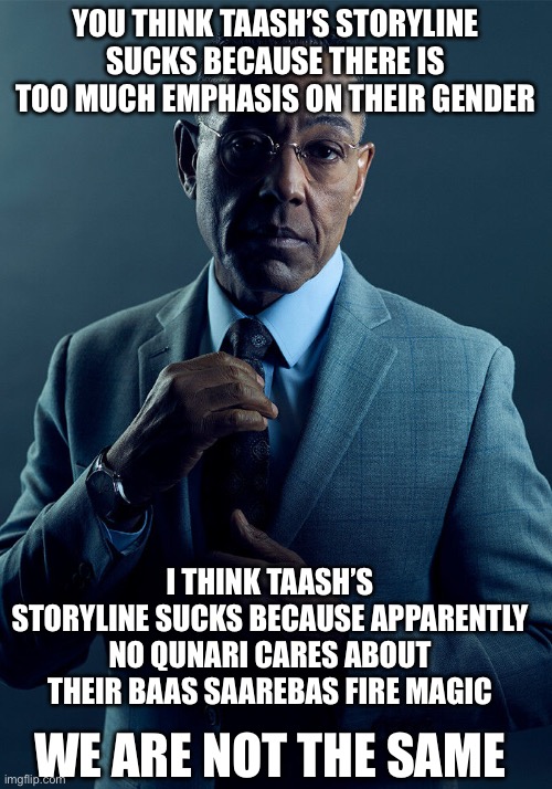 Gus Fring we are not the same - Imgflip