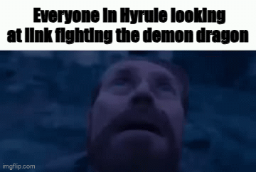 I was fighting Ganon and thought of this meme idea - Imgflip