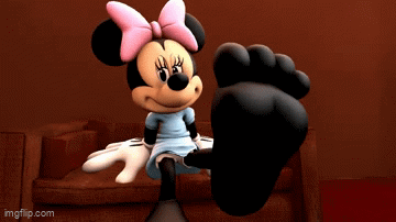 Minnie mouse foot - Imgflip