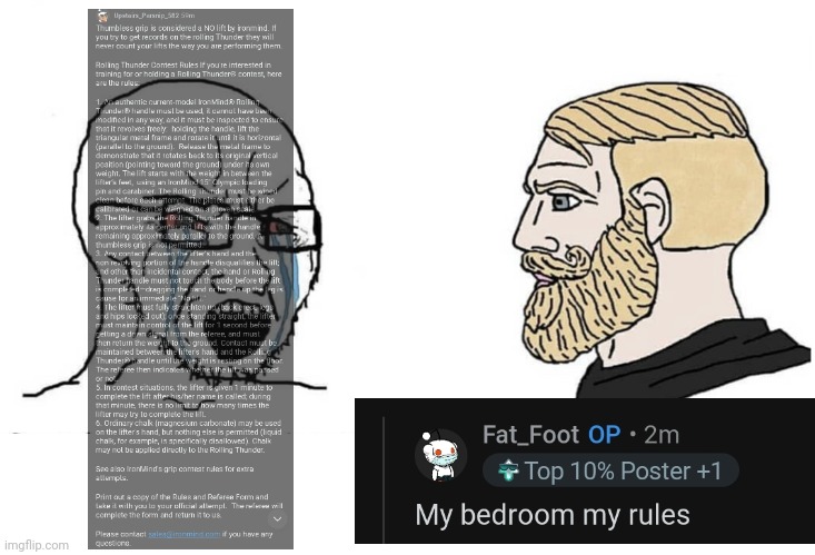 Soyboy Vs Yes Chad - Imgflip