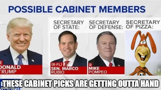 Trump's Cabinet - Imgflip