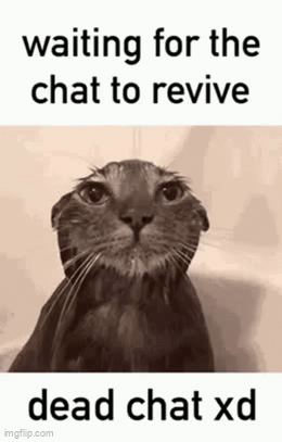 Waiting for the chat to revive - Imgflip