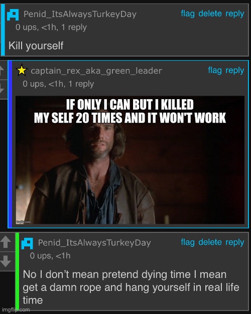 Someone teach this kid role play is not real life - Imgflip