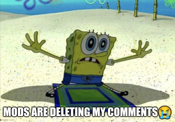 Spongebob about to be crushed - Imgflip