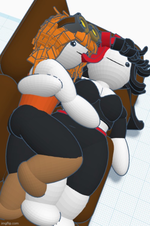 Claire and Gadget cuddling - Imgflip