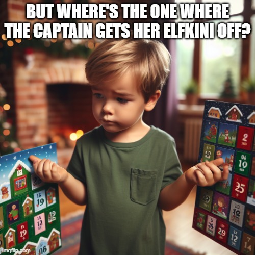 Divorced child comparing advent calendars - Imgflip