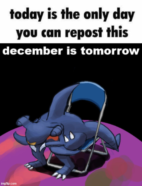 Image tagged in today is the only day you can repost this,december is ...