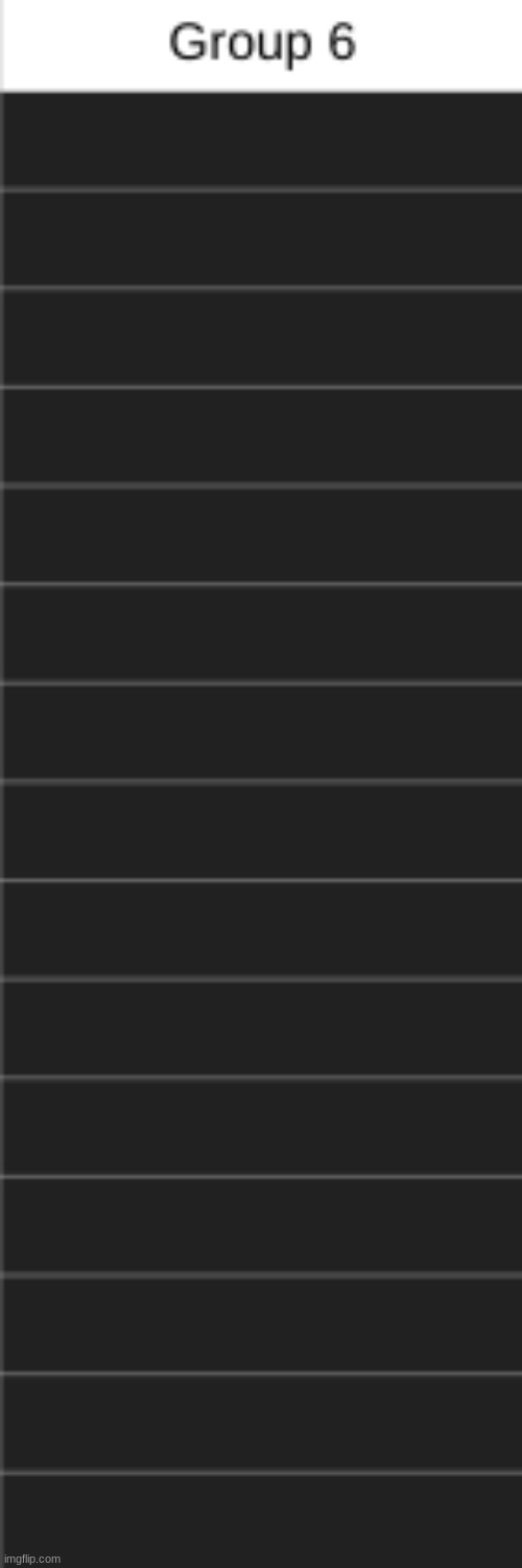 15 spots, 1 group left - Imgflip