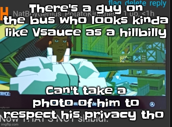 "hey Vsauce! Michael here. Playing the banjo is easy. Or is it?" - Imgflip