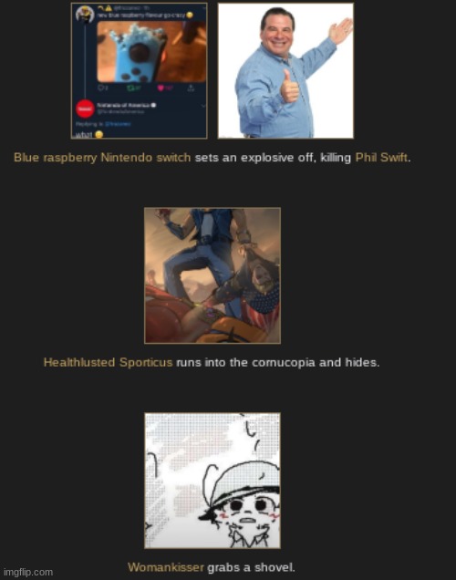 Blue raspberry Nintendo switch from emo_snake's random ass post for the ...