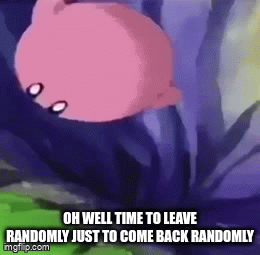 kirby falls off a cliff - Imgflip