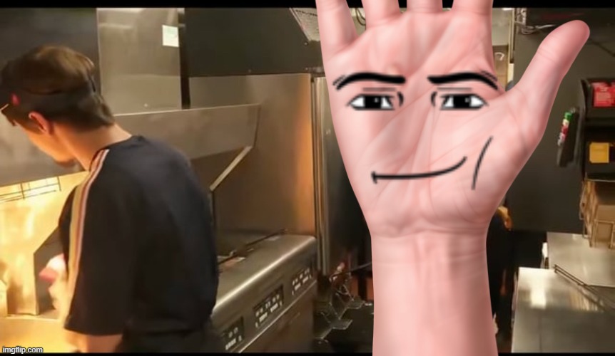 hand working a job - Imgflip