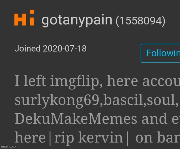 How much did gotanypain suffer? | Imgflip Pain - Imgflip