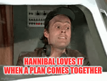Hannibal loves a good plan - Imgflip