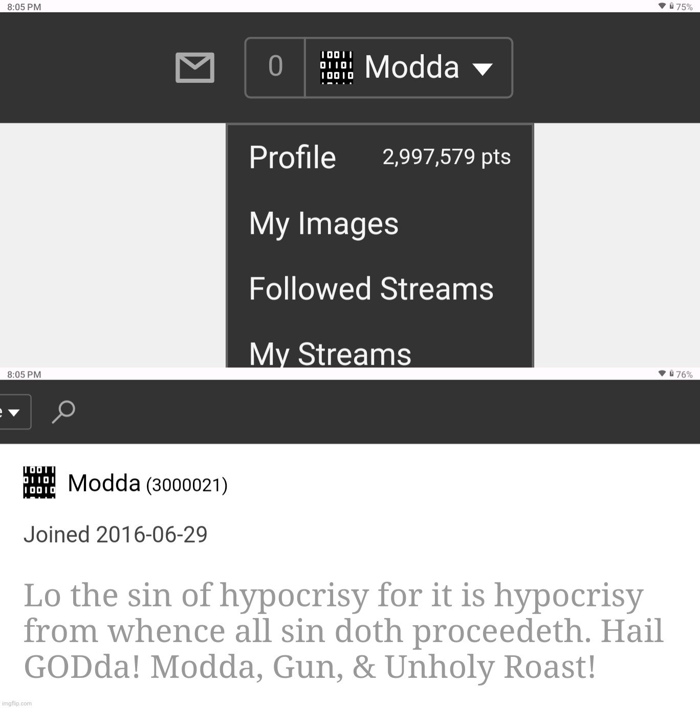 Modda hits the big 3,000,000 points - Imgflip