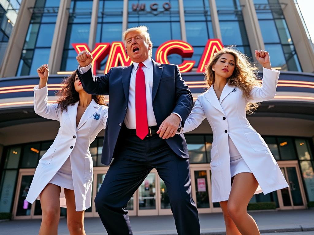 Trump YMCA Drs 1 Blank Template - Imgflip