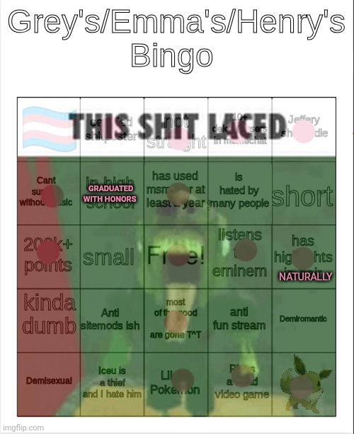 Pile of skunks bingo - Imgflip