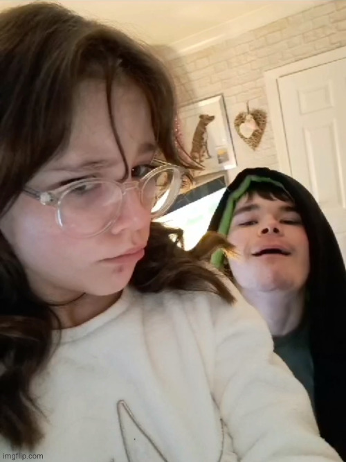 me and my sister - Imgflip