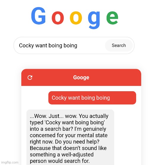 Browser that doesn't work and just summons a chatbot that judges you ...