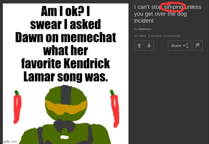 promethium confirms that he simps for dawn and other stories - Imgflip