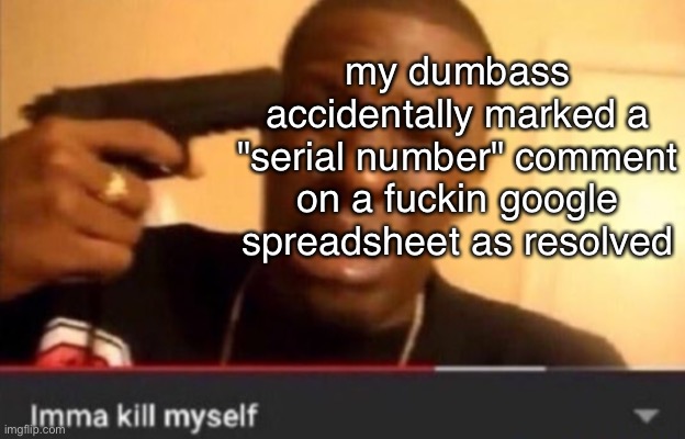 Imma kill myself - Imgflip