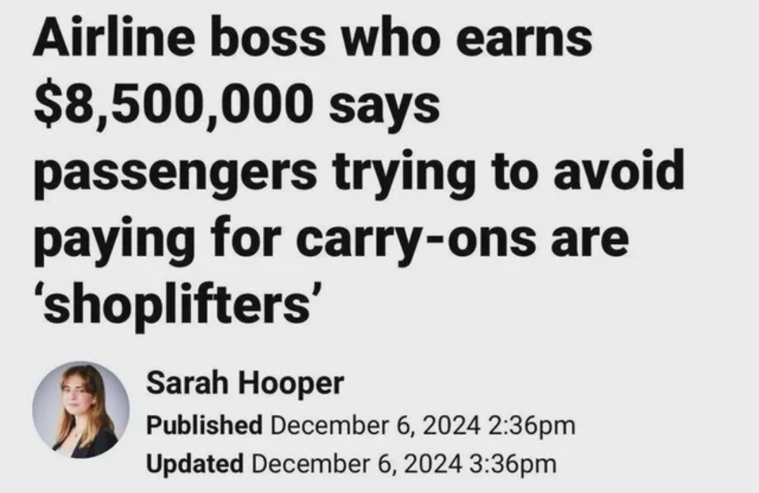 Greedy Airline CEO Blank Template - Imgflip