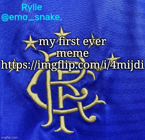 Emosnake's Rangers FC temp - Imgflip