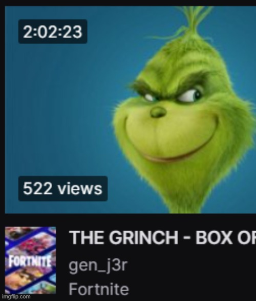 the grinch is fortnite - Imgflip