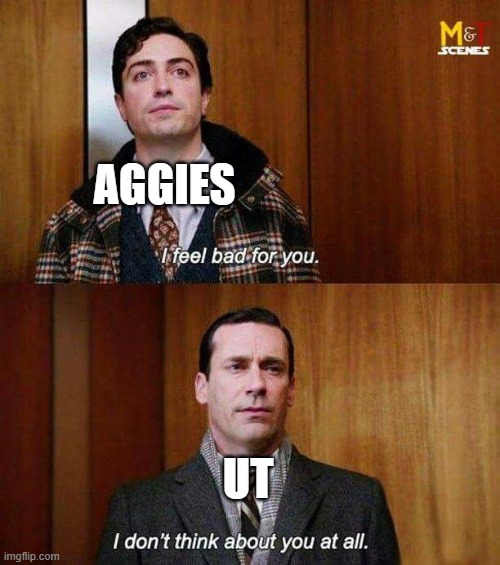 I don’t think about you at all - Imgflip