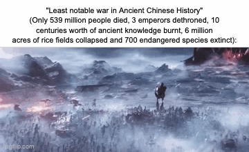 Nicest war in Ancient Chinese History - Imgflip