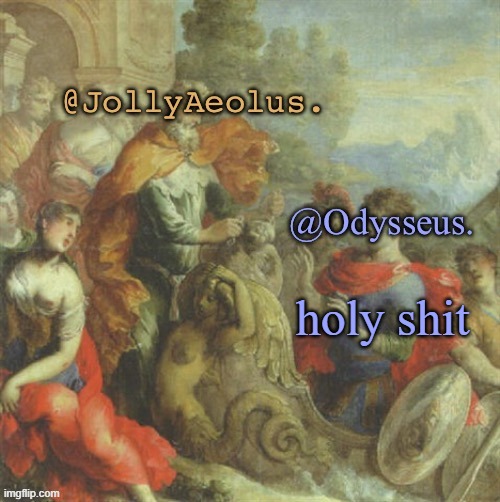 Aeolus x Odysseus Shared Announcement Template (made by Silver) - Imgflip